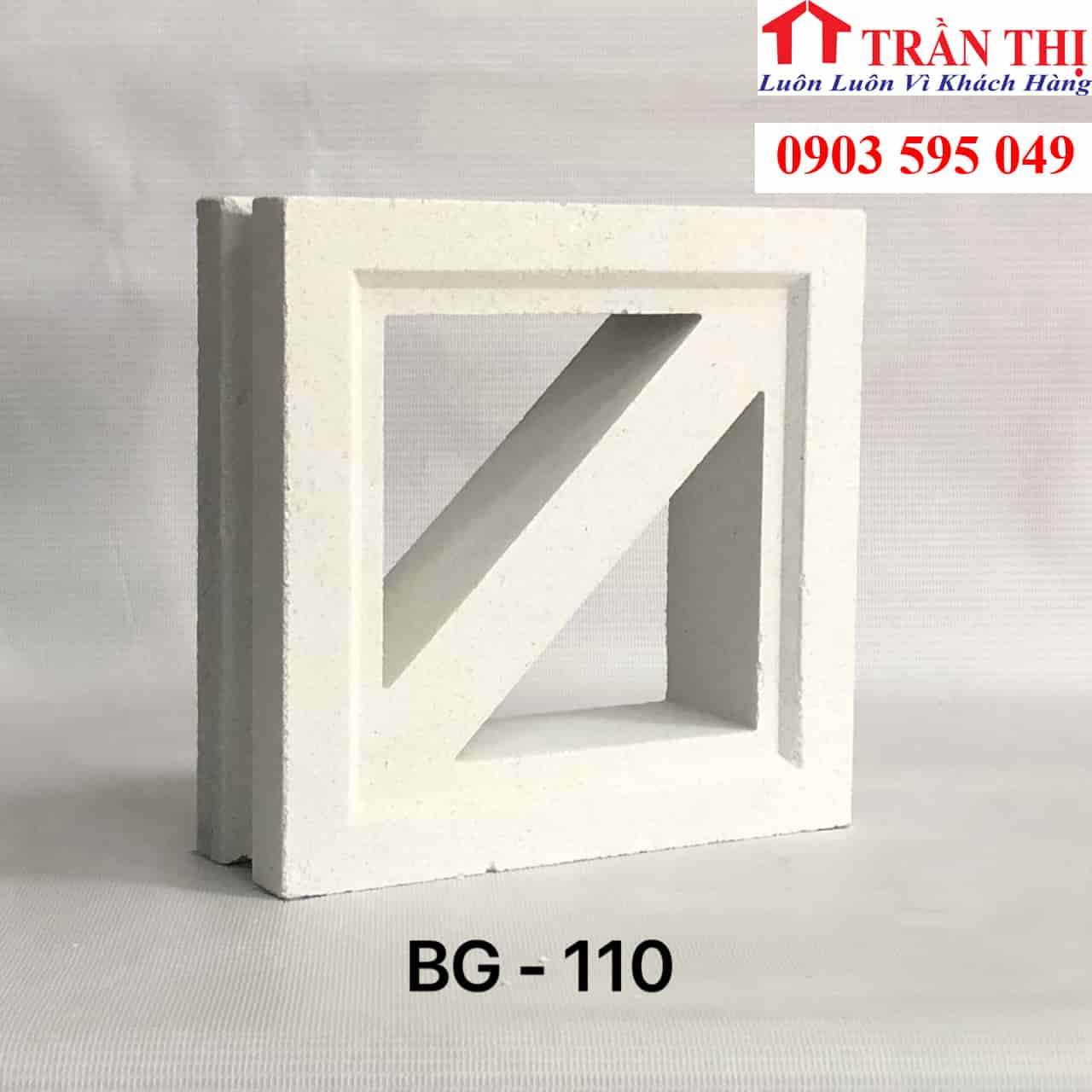 Gạch Bông Gió Trắng BG 110 - Website bán hàng online vật liệu xây dựng ...
